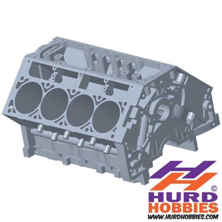 Detailed Engine Block – Hurd Hobbies
